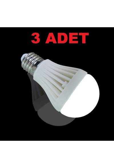 7W Enerji Tasarruflu LED Ampul ( 3 Adet ) 7W Enerji Tasarruflu LED Ampul ( 3 Adet )