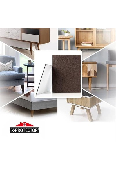 Giftmatik Center 12X24 cm Kesilebilir Sandalye Mobilya Koruyucu Keçe Giftmatik Center 12X24 cm Kesilebilir Sandalye Mobilya Koruyucu Keçe