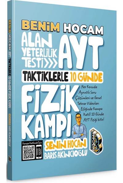 Benim Hocam Yayınları Benim Hocam 2022 Ayt Taktiklerle 10 Günde Fizik Kampı