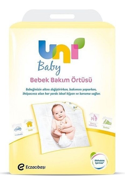 Uni Baby Bebek Bakım Örtüsü