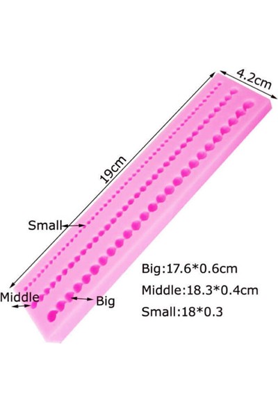 İ&G Kalıp 3lü Zincir-Inci Silikon Kalıp İ&G Kalıp 3lü Zincir-Inci Silikon Kalıp