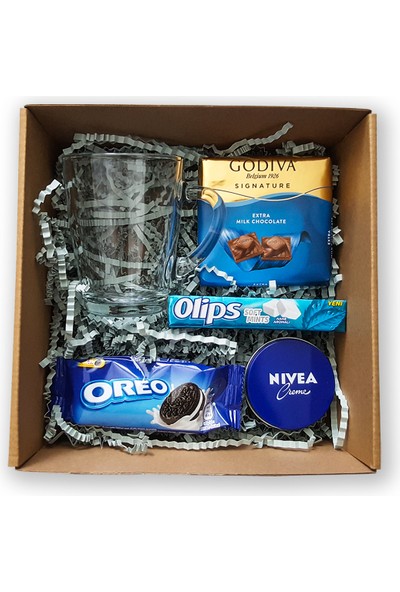 MD Gift Mavi Renkler Hediye Kutusu 20X20X9 cm