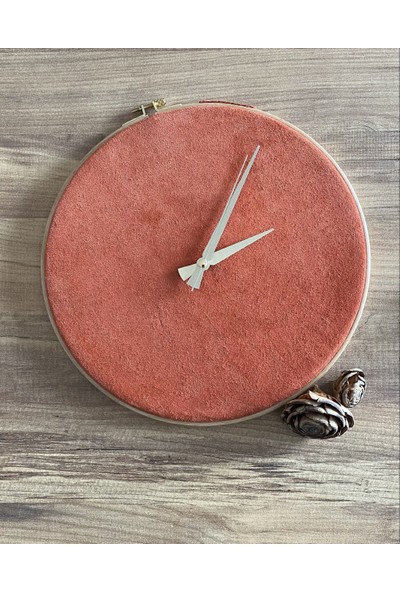 B.desıng El Yapımı Deri Duvar Saati