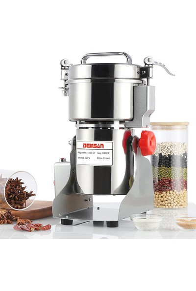 Demsan 1500 gr Yüksek Hızlı Kahve ve Baharat Öğütücü