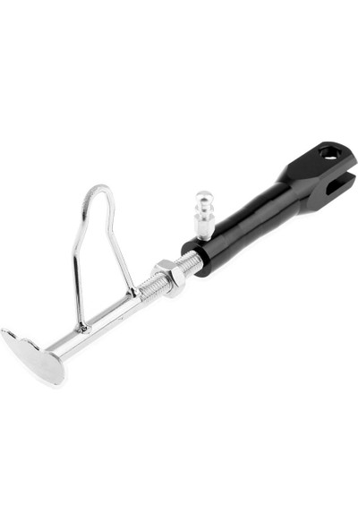 Wetnwind Ayarlanabilir Motosiklet Ayak Kickstand Kick Yan Standı Park Destekleyici Siyah (Yurt Dışından)