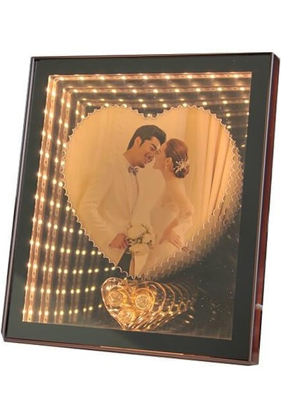 Ezolan Ayna LED Li Çerçeve LED Işıklı Fotoğraf Çerçevesi Ezolan Ayna LED Li Çerçeve LED Işıklı Fotoğraf Çerçevesi