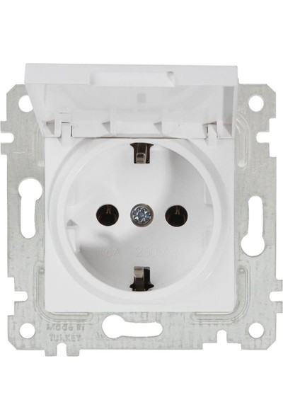 Mutlusan Rita Beyaz Mek+Tuş Kap.top.priz Mutlusan