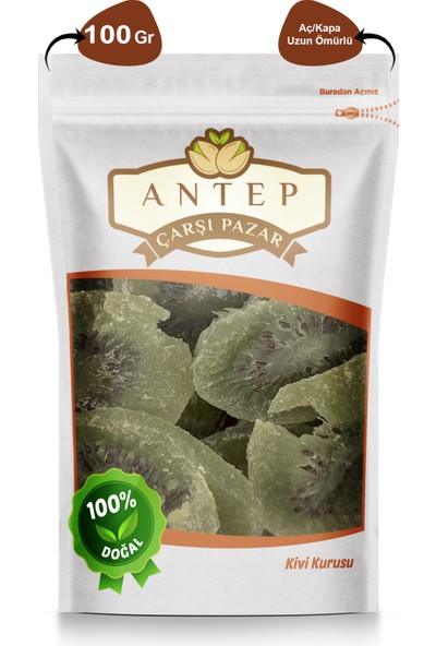 Antep Çarşı Pazar Kivi Kurusu Tropikal Meyve Kurusu | 100 Gr. Antep Çarşı Pazar Kivi Kurusu Tropikal Meyve Kurusu | 100 Gr.