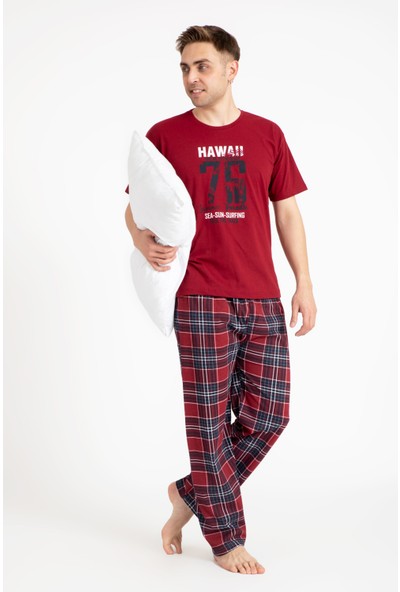 Tampap Erkek Baskılı Pijama Takımı Kısa Kollu Tampap 2170-K Tampap Erkek Baskılı Pijama Takımı Kısa Kollu Tampap 2170-K