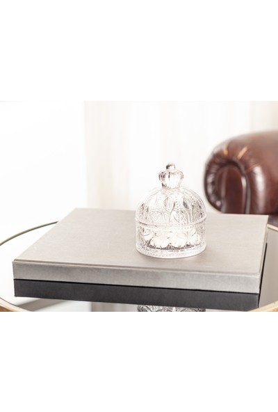 Madame Coco Courge Kapaklı Cam Şekerlik