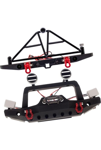1:10 SCX10 90046 Için Ölçekli Tampon Trx4 Rc Off-Road Paletli Araba Aksesuarları Ön Arka (Yurt Dışından) 1:10 SCX10 90046 Için Ölçekli Tampon Trx4 Rc Off-Road Paletli Araba Aksesuarları Ön Arka (Yurt Dışından)