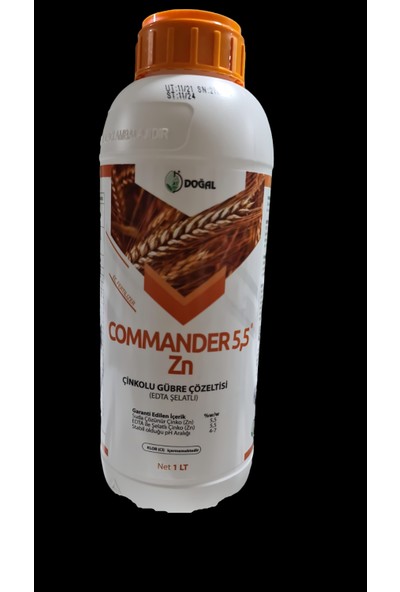 Commander 5,5 Zn Çinkolu Gübre Çözeltisi (Lt) Commander 5,5 Zn Çinkolu Gübre Çözeltisi (Lt)