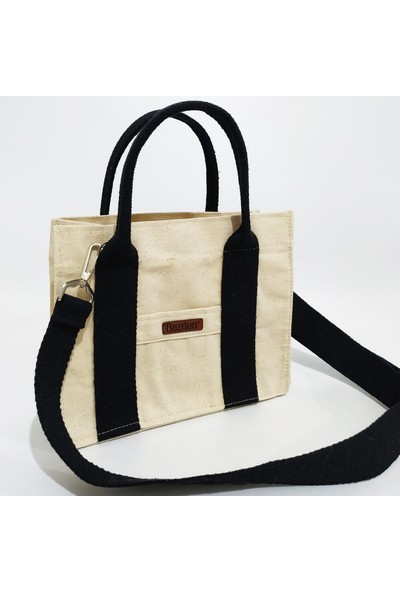 Bezden Kanvas Mini Tote Çanta