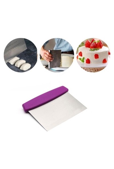 Yayke Çelik Hamur Kesme ve Kazıma Spatulası Yayke Çelik Hamur Kesme ve Kazıma Spatulası