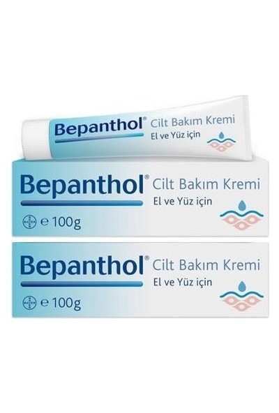 Bepanthol Cilt Bakım Kremi 100 gr 2 Kutu Bepanthol Cilt Bakım Kremi 100 gr 2 Kutu