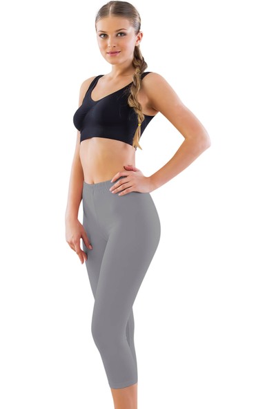 Emay Gri Mı 7300 Battal Kapri Tayt Emay Gri Mı 7300 Battal Kapri Tayt