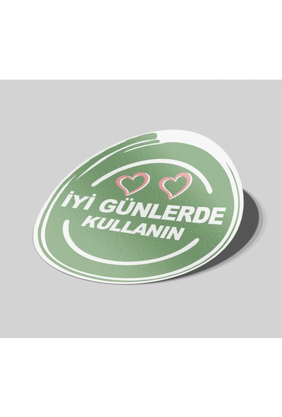 Matbaagraf Iyi Günlerde Kullanın Yeşil 4X4CM 200 Adet Sticker - Etiket Matbaagraf Iyi Günlerde Kullanın Yeşil 4X4CM 200 Adet Sticker - Etiket