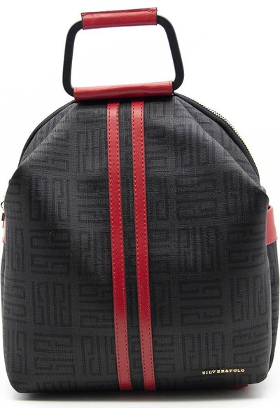 Silver Polo Siyah Tek Bölmeli Kadın Sırt Çantası SP771