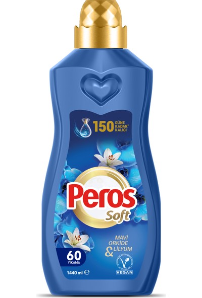 Peros 1440 ml Konsantre Yumuşatıcı Mavi Orkide Peros 1440 ml Konsantre Yumuşatıcı Mavi Orkide