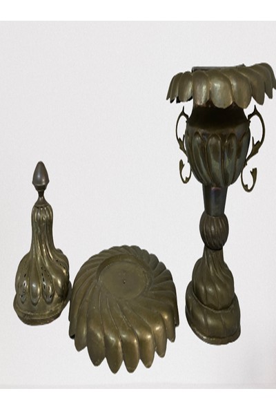 Ayberk Antika Komple Pi̇ri̇nç Salon Mangali Eksi̇ksi̇z Kusursuz Boy:70 cm