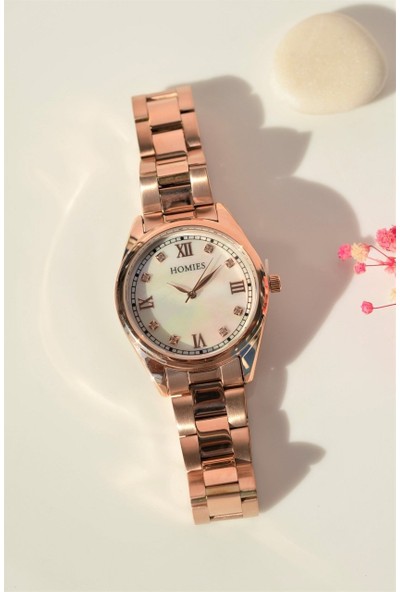 Homies Rose Çelik Saat Homies Rose Çelik Saat