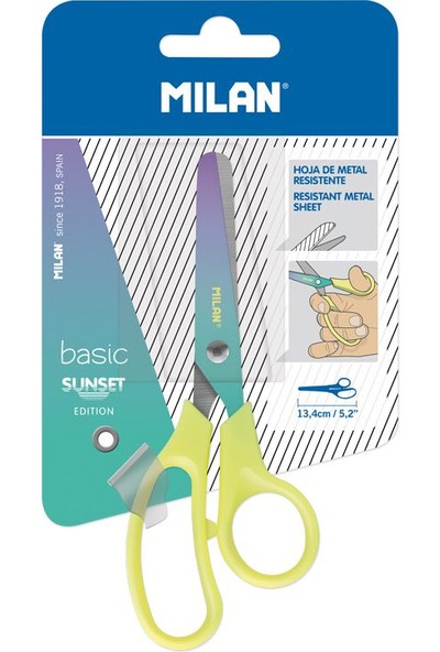 Mılan BWM10444Y Sunset Blister Sarı Makas