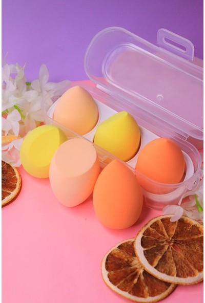 3'lü Standlı Makyaj Süngeri Seti