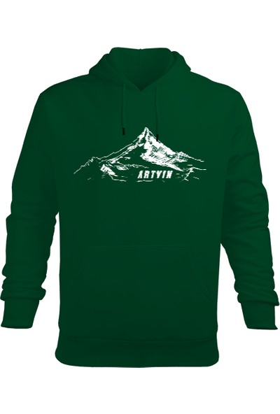 Tisho Artvin Erkek Kapüşonlu Hoodie Sweatshirt