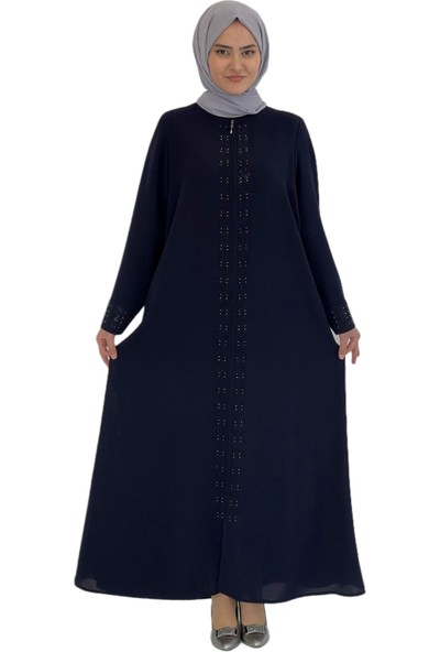 Esranur buse Taşlı Ferace Lacivert Esranur buse Taşlı Ferace Lacivert