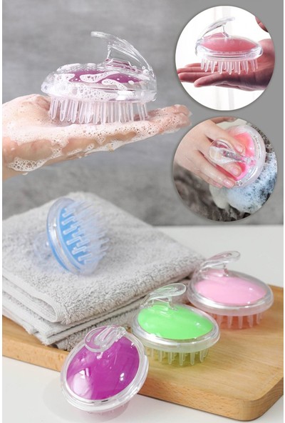 Silikon Kafa Masajı Saç Yıkama Fırçası Fırçası | Saç Derisine Masaj Yapan Şampuan Tarağı Duş Fırçası Silikon Kafa Masajı Saç Yıkama Fırçası Fırçası | Saç Derisine Masaj Yapan Şampuan Tarağı Duş Fırçası