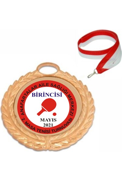 Yüksel Kişiye Özel Isim Baskılı Masa Tenisi Turnuvası Altın Renkli Madalya Yüksel Kişiye Özel Isim Baskılı Masa Tenisi Turnuvası Altın Renkli Madalya