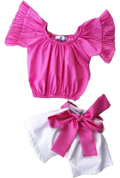 Pembe Minik Benekli Takım 5-6 Yaş