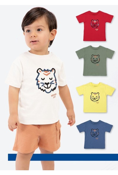 Divonette Kaplan Nakışlı Tişört Divonette Kaplan Nakışlı Tişört