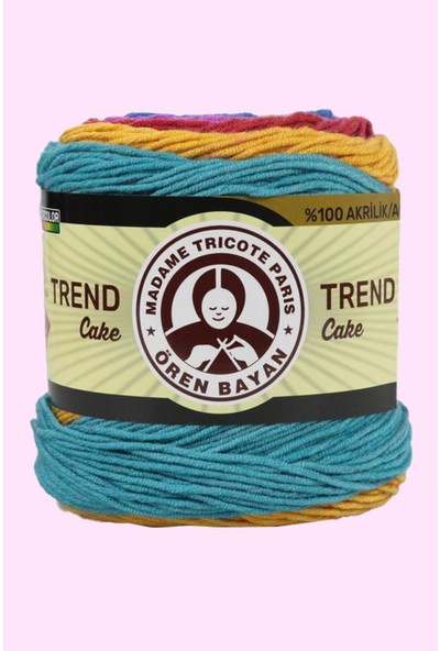 Trend Cake Batik Ebruli El Örgü Ipi 621