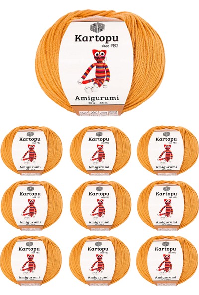 Kartopu 10 Adet Amigurumi El Örgü Ipi 50GR 355