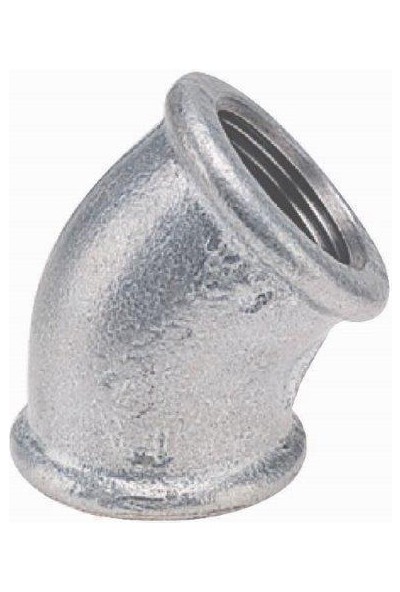 Trakya Döküm Siyah Açık Dirsek 45° 1½'' Trakya Döküm Siyah Açık Dirsek 45° 1½''