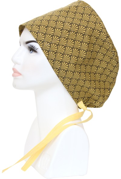 Doktorbonem Tesettür Sarı Geometrik Şekil Cerrahi Bone