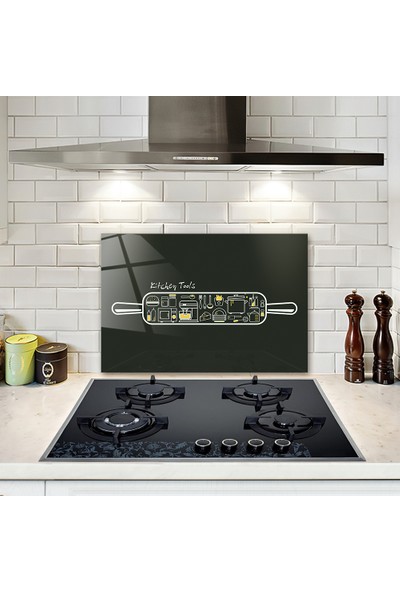 Decorita Cam Ocak Arkası Koruyucu