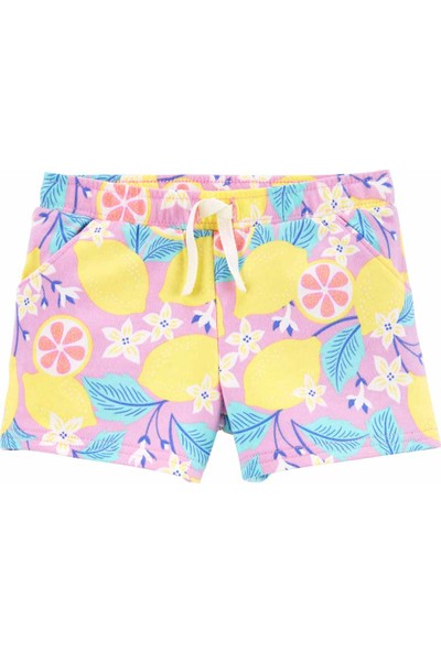 Carter's Kız Çocuk Limon Desenli Şort
