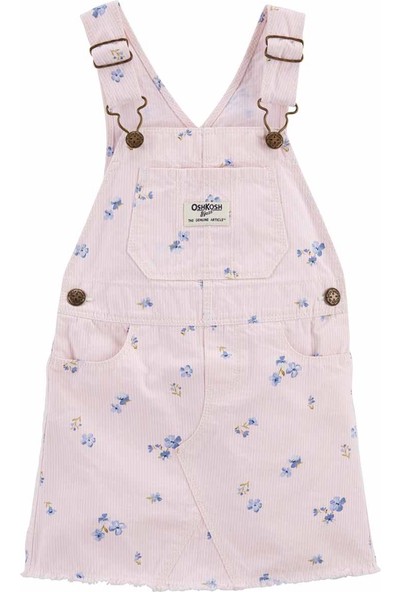 Oshkosh Küçük Kız Çocuk Çiçek Desenli Salopet Oshkosh Küçük Kız Çocuk Çiçek Desenli Salopet