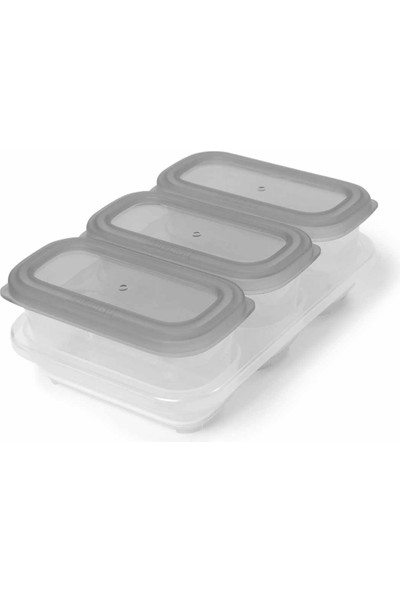 Skip Hop Easy Store Dondurucuya Uygun Mama Saklama Kabı 6 Oz / 177 ml 3'lü Set