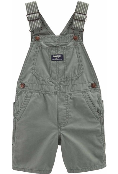 Oshkosh Küçük Erkek Çocuk Şort Salopet Yeşil Oshkosh Küçük Erkek Çocuk Şort Salopet Yeşil