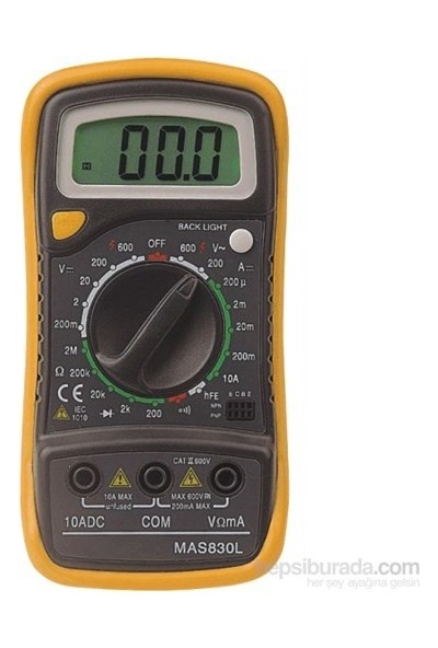 Qusto Mastech 830 L Multimetre Mas Qusto Mastech 830 L Multimetre Mas