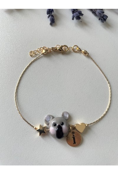 Atlas Altın Kaplama Kişiye Özel Murano Koala Bileklik Atlas Altın Kaplama Kişiye Özel Murano Koala Bileklik