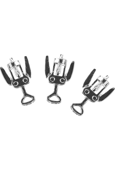 Tashow 3'lü Minyatür Metal Şarap Şişesi Açacağı Tirbuşon Modeli 1/12 Dollhouse Için (Yurt Dışından)