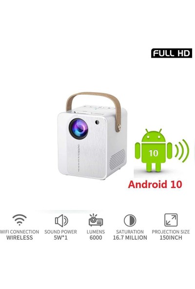 AteşTech LED Projeksiyon CP350 Yüksek Çözünürlüklü Akıllı Telefon Projeksiyon Cihazı AteşTech LED Projeksiyon CP350 Yüksek Çözünürlüklü Akıllı Telefon Projeksiyon Cihazı