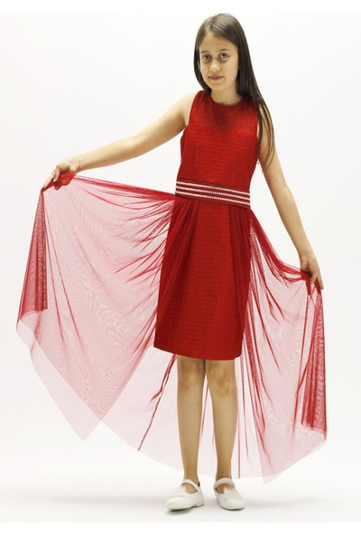 Asortix Kız Çocuk Abiye Tül Kumaş Mezuniyet Gece Elbisesi Asortix Kız Çocuk Abiye Tül Kumaş Mezuniyet Gece Elbisesi