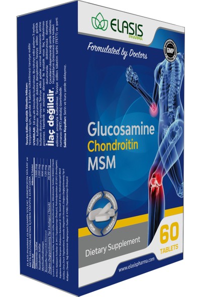 Elasis Glucosamine Chondroitin Msm 60 Tablet Elasis Glucosamine Chondroitin Msm 60 Tablet