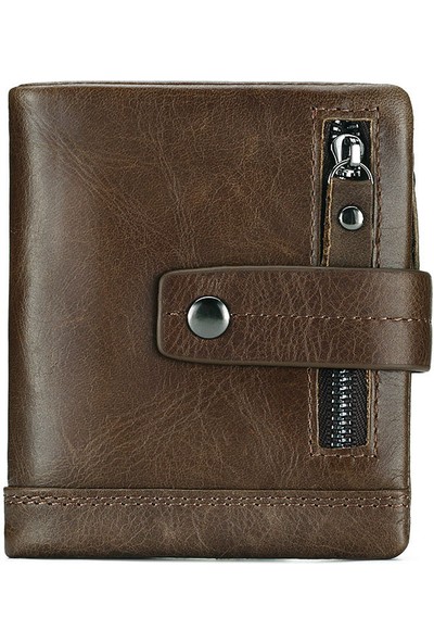 Kavis Erkek Hakiki Deri Cüzdan - Kahverengi (Yurt Dışından)