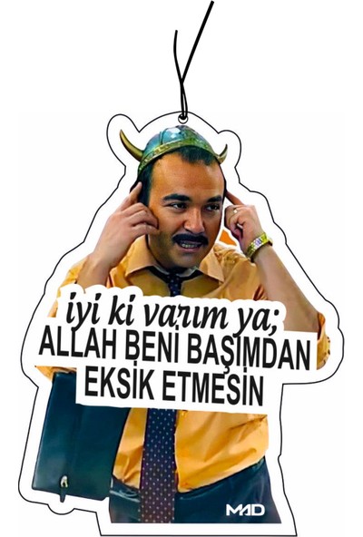 Mad Accessories Avrupa Yakası Burhan Altıntop Tasarımlı Oto Araç Kokusu